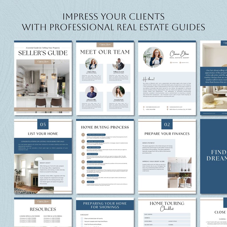 Real Estate Template Bundle - 1,600+ Canva Templates | Realtor Business Kit